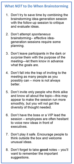 Effective Brainstorming in the Workplace: Free How-to Guide